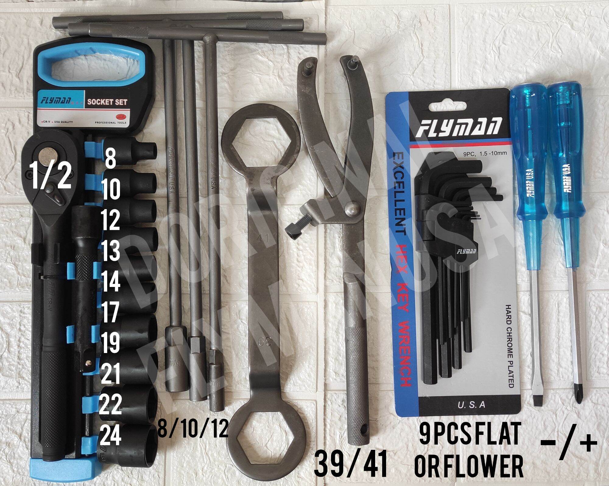 FLYMAN CVT TOOLS SET FOR HONDA/YAMAHA/RUSI/MOTORSTAR | Lazada PH