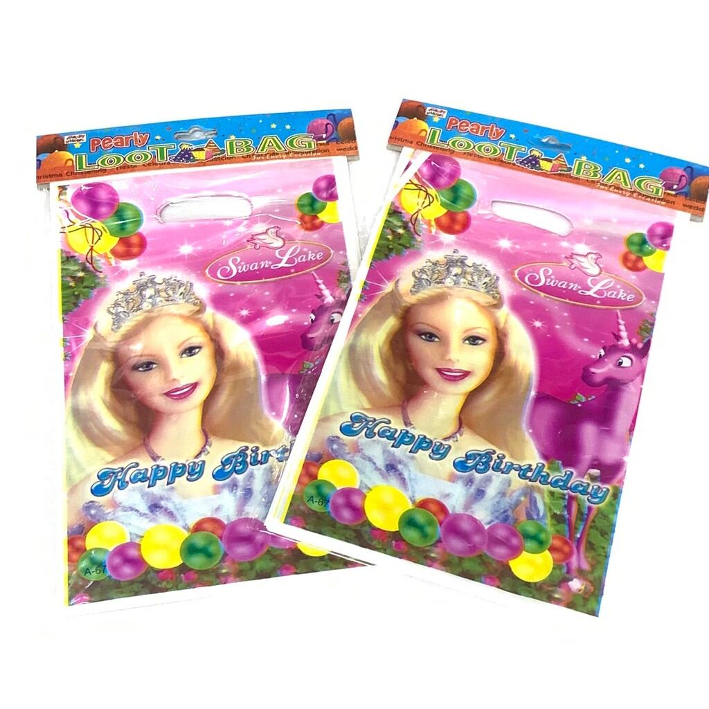 10pcs Barbie LOOT BAG | 10pcs PER PACK | Barbie theme party loot bags ...