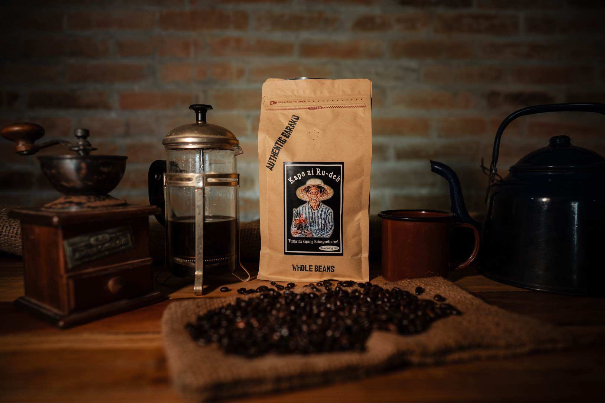 Kape ni Rudeh Whole Beans (Kapeng Barako)