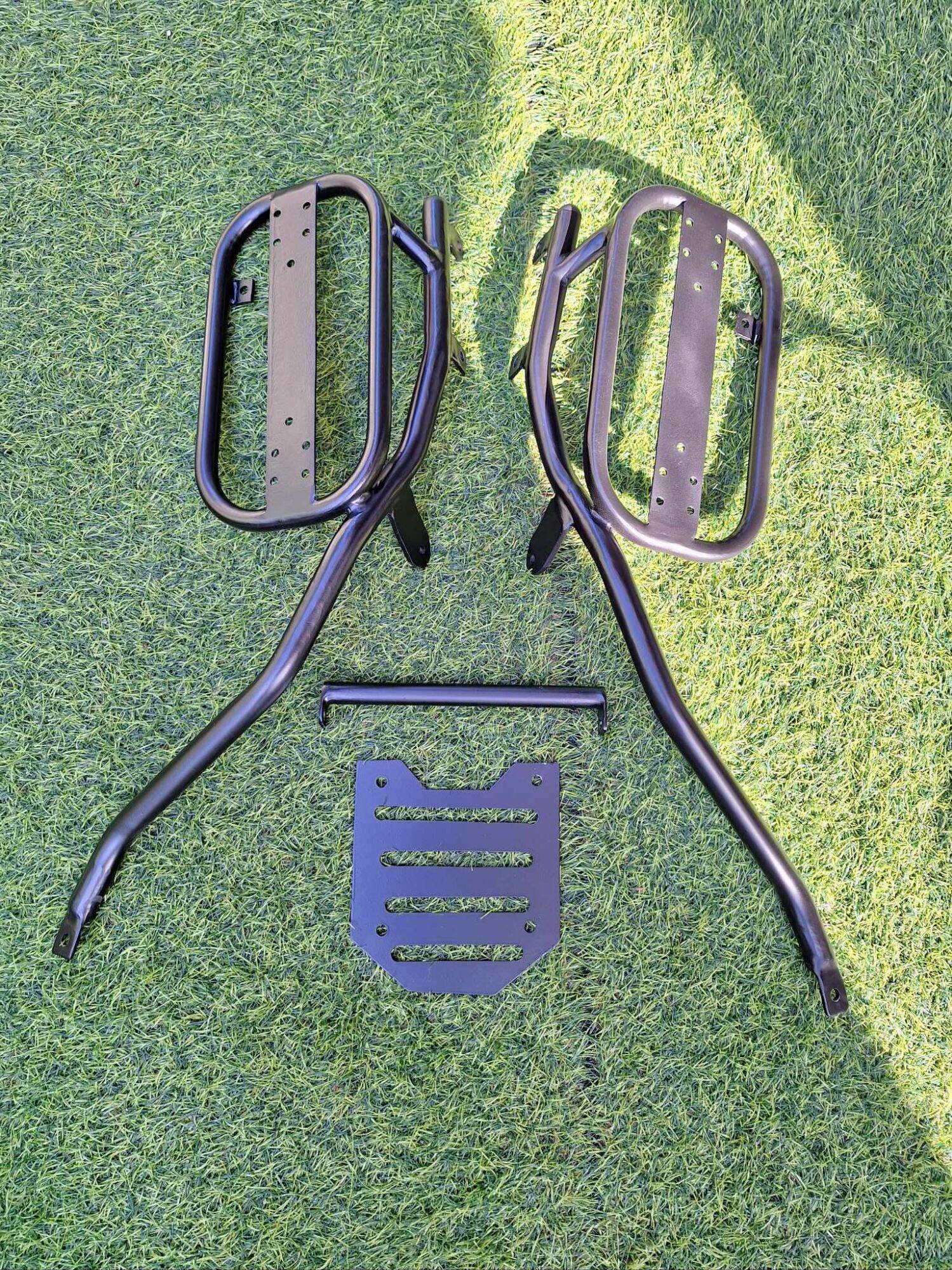 YAMAHA SNIPER 150/155 HEAVY-DUTY TOP BOX BRACKET WITH SIDE PANNIER ...