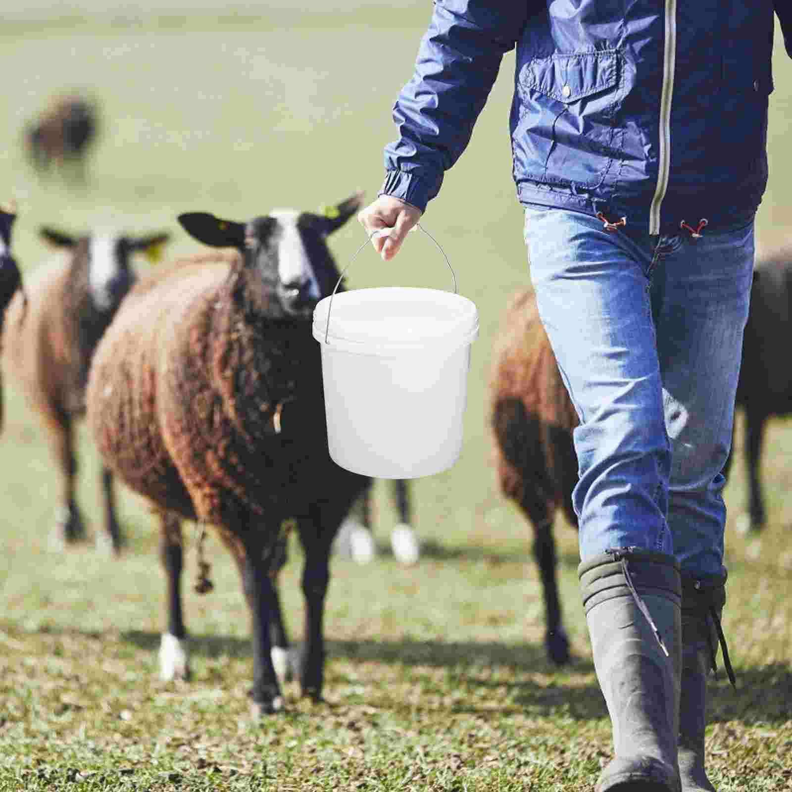 Bucket with Lid and Handle 3 Gallon Bucket Water Bucket for RVs Camping ...