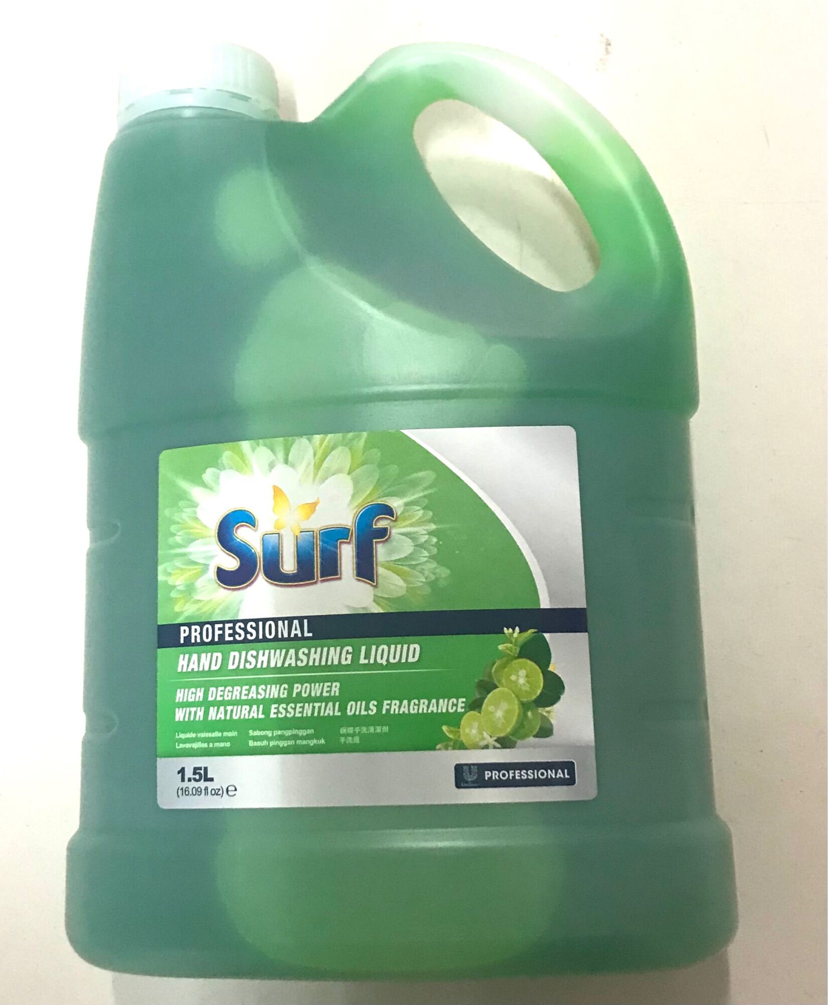 Surf Professional Lime Scent Hand Dishwashing Liquid Soap 1.5L | Lazada PH