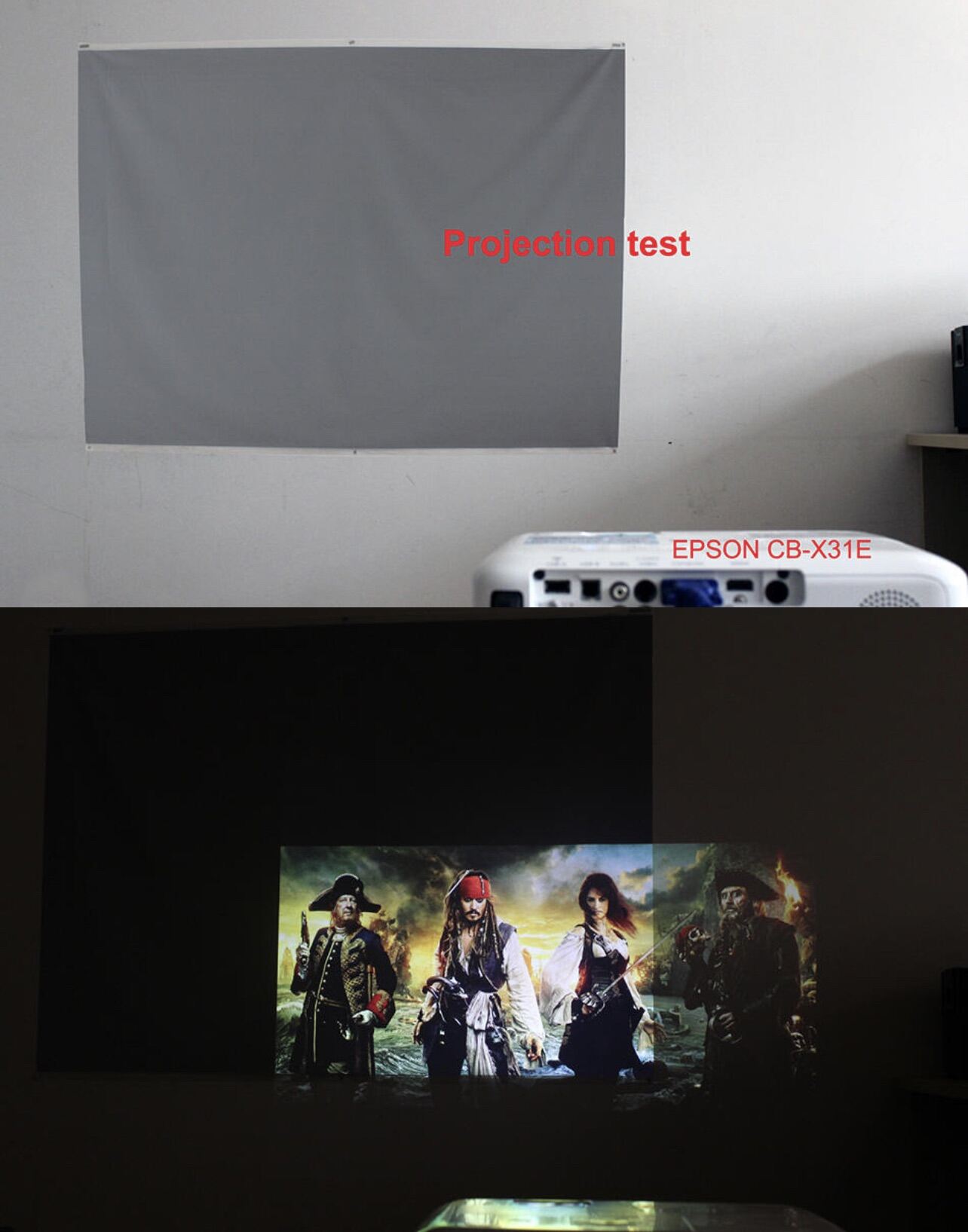 High Brightness Reflective Projector Screen Big 120” | Lazada PH