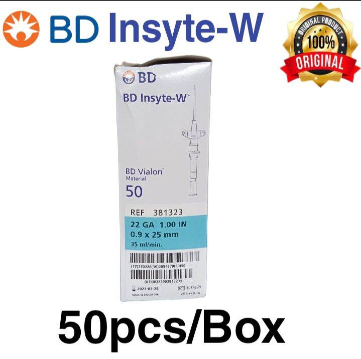 BD Insyte-W(50pcs per Box) Different sizes available | Lazada PH