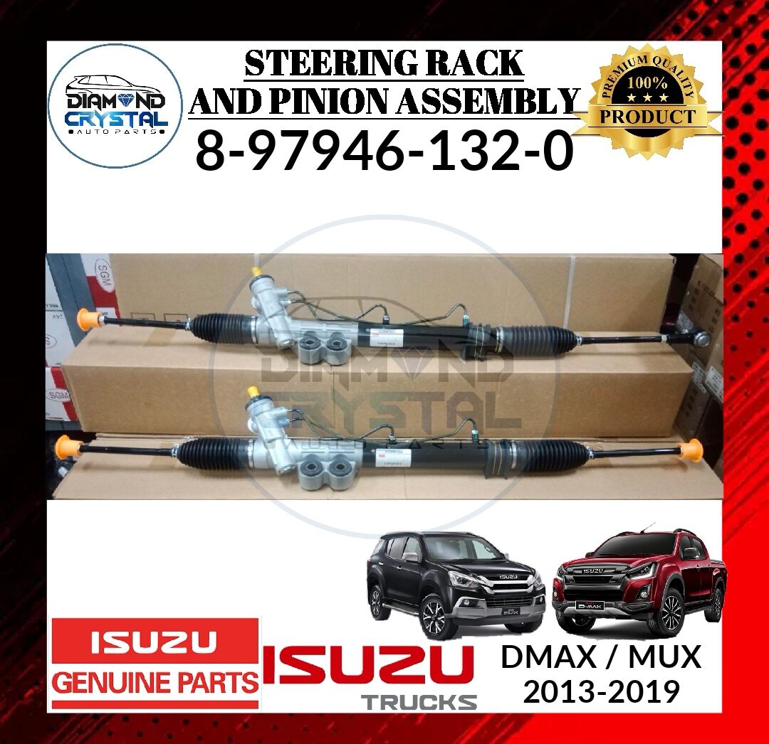 STEERING RACK AND PINION ASSEMBLY ISUZU DMAX / MUX 2013-2019 OEM NO: 8 ...