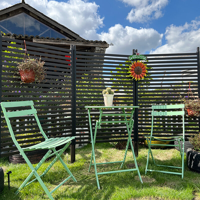 Fence Fence Outdoor Courtyard Partition Privacy Villa Lattice Grid ...