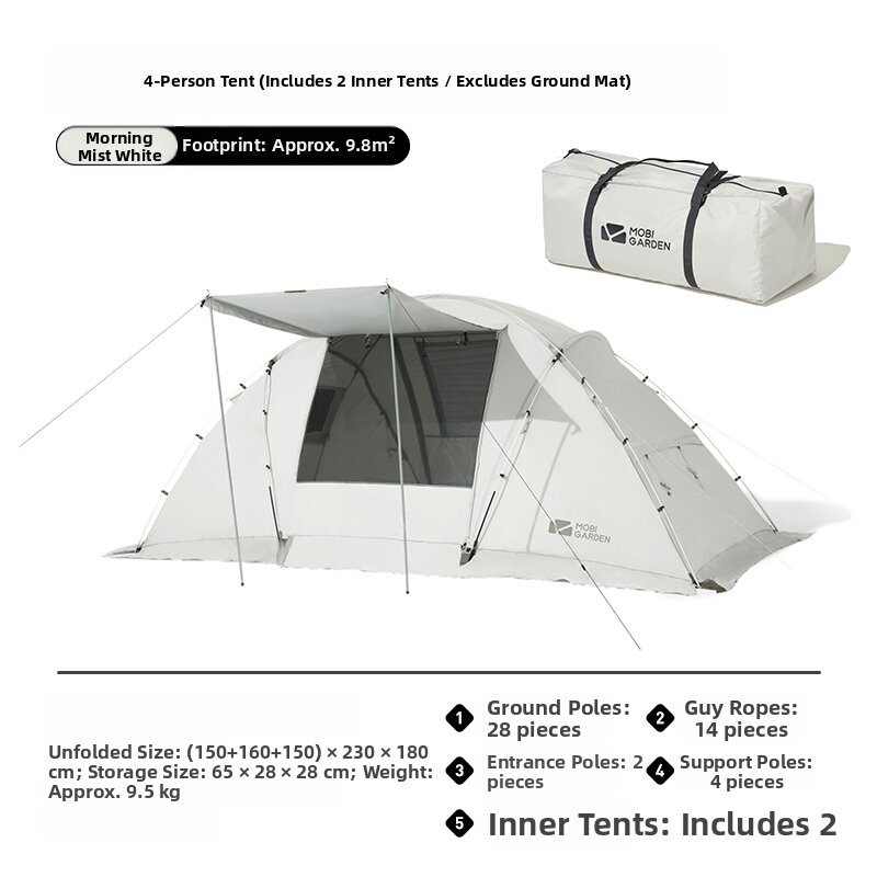Mobi Garden | Portable Family Tent with Windproof and Waterproof ...