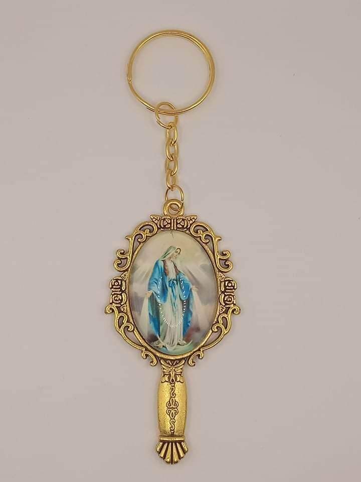 Mama Mary Keychain with Free Pouch | Lazada PH