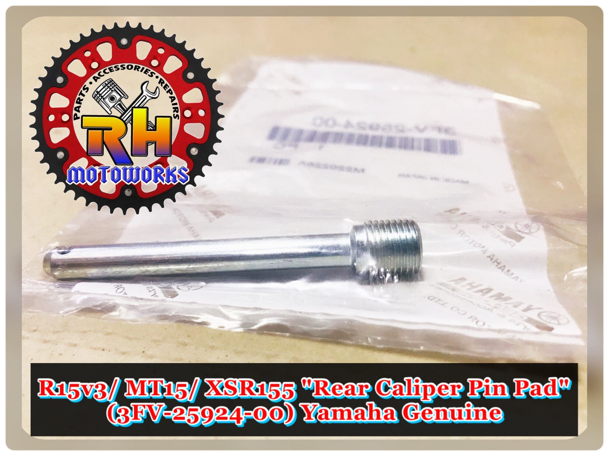 Pin Pad Rear Caliper for R15v3/ MT15/ XSR155 (3FV-25924-00) YAMAHA ...