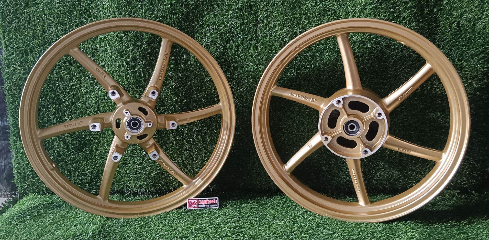RCB 5SPOKES MAGS (1.85/2.50 ×17) SUPRA GTR 150/WINNER X | Lazada PH