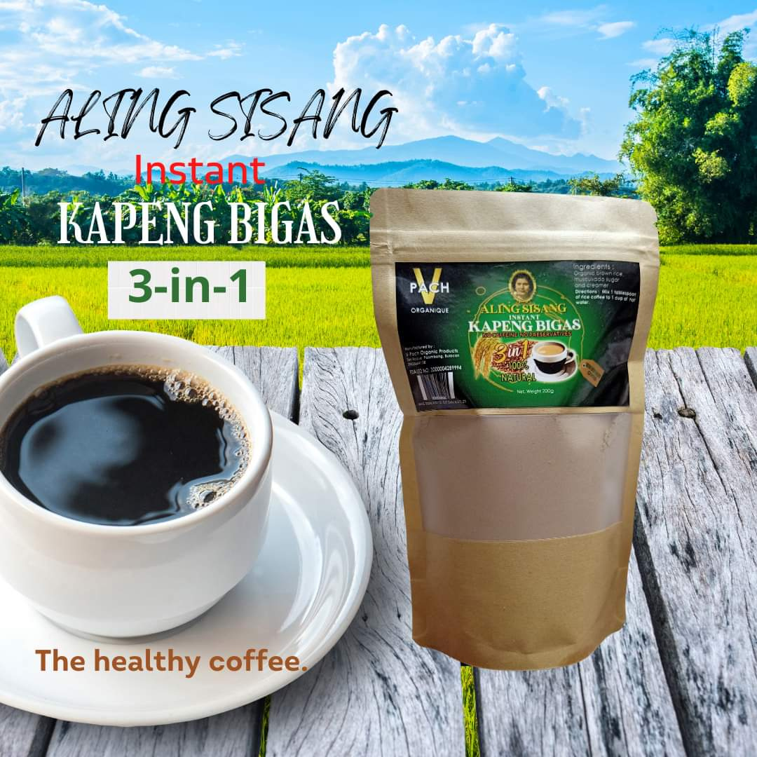 Rice Coffee 3-IN-1 200g(PURE RED RICE, CREAMER & MUSCOVADO SUGAR ...