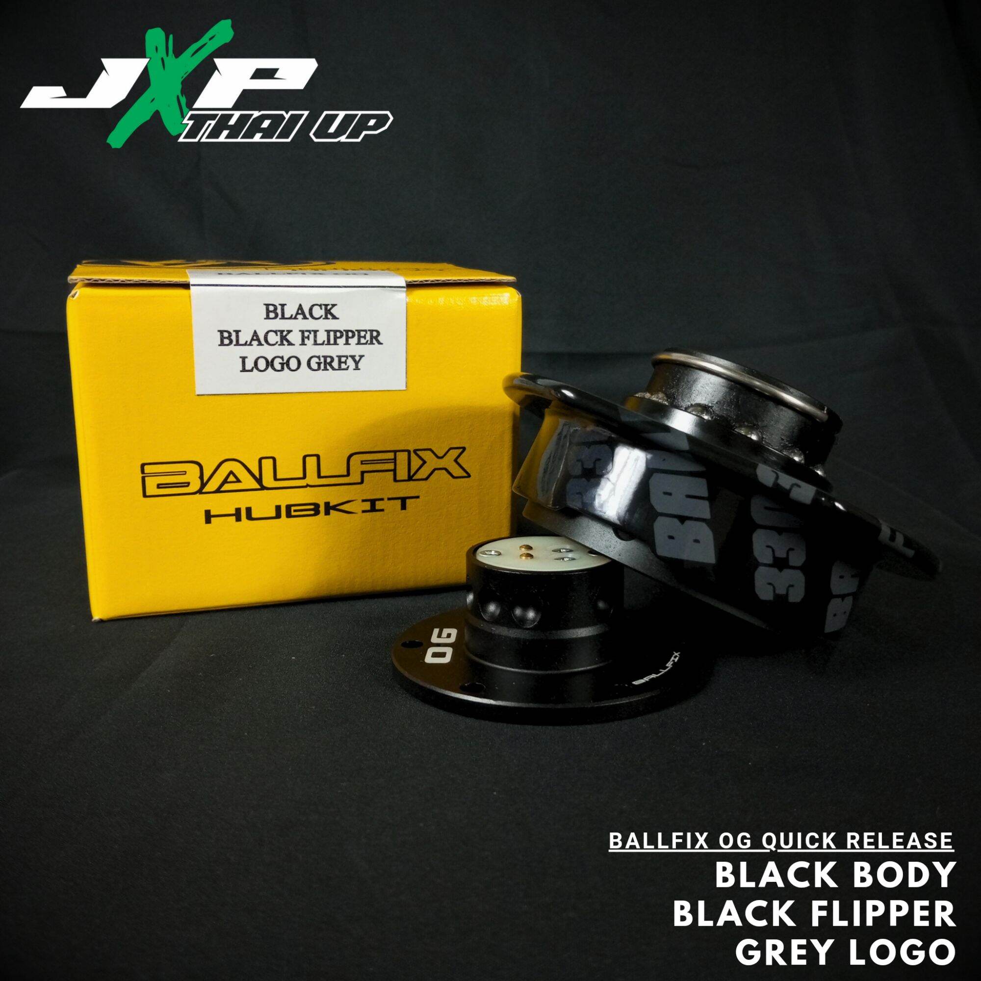 Black 330 Ballfix OG Car Steering Wheel Quick Release Elevo Thailand ...