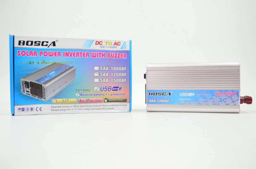BOSCA SOLAR POWER INVERTER WITH BUZZER 1500watts | Lazada PH