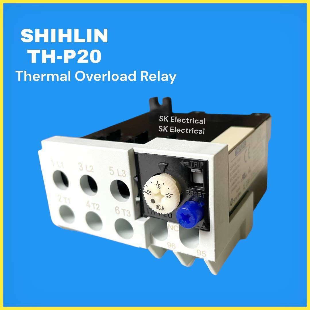 SHIHLIN THP20 Thermal Overload Relay | SK Electrical | Lazada PH