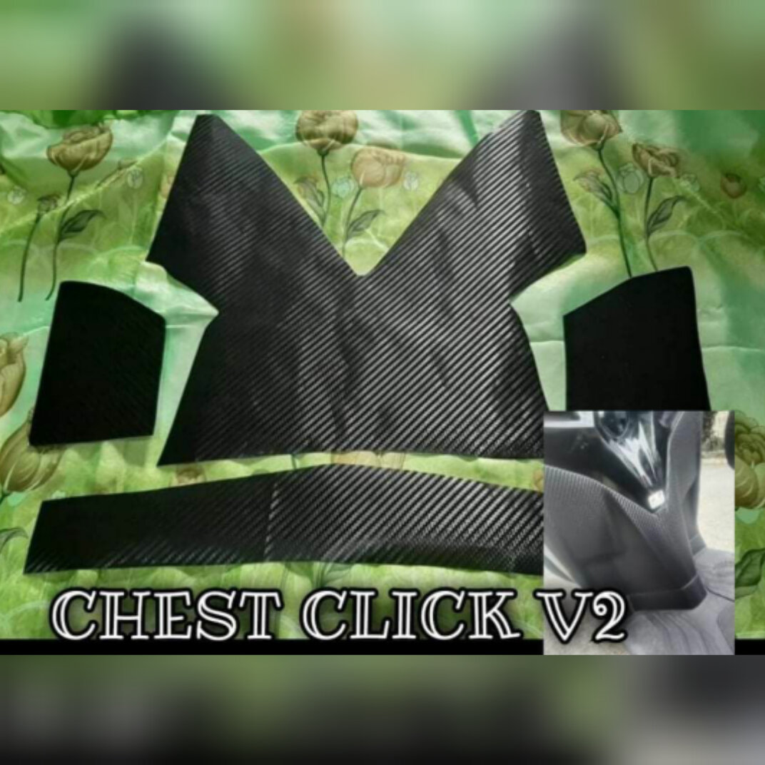 CLICK V2 CHEST CARBON WRAP/3D matte premical | Lazada PH