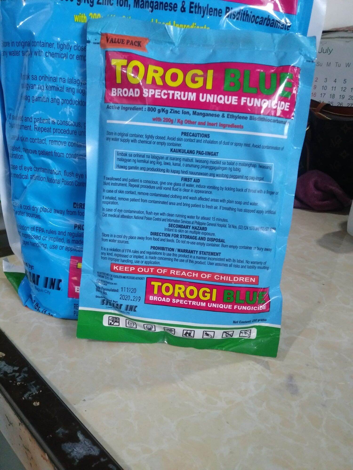 Torogi Blue (FUNGICIDE) 250G/1KL | Lazada PH
