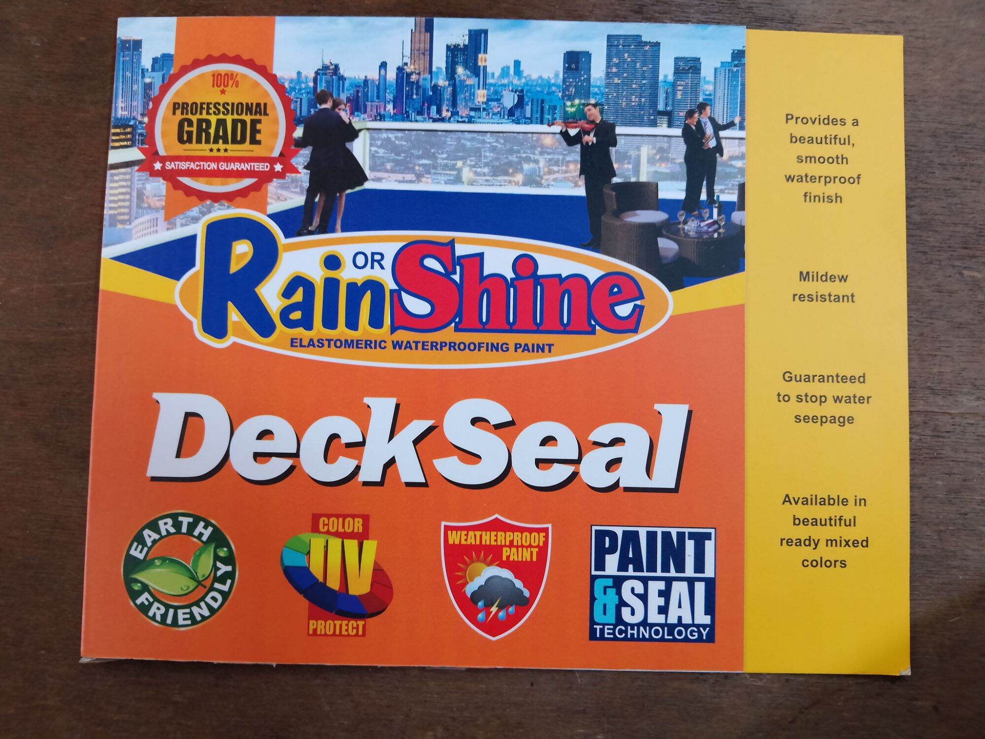 RAIN OR SHINE DECK SEAL COLOR CHART COMPLETE GUIDE FOR COLORS ...