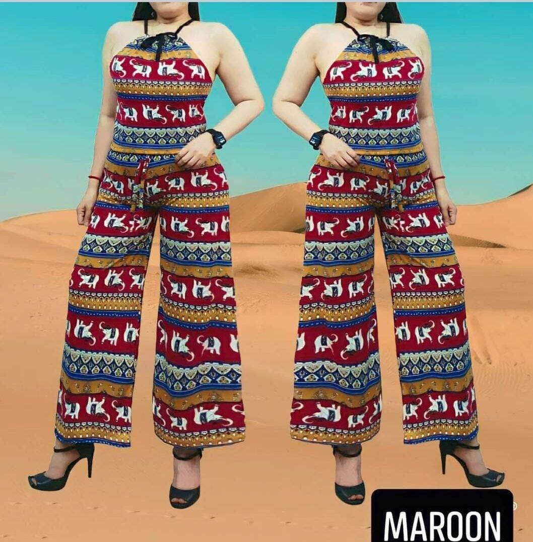 Haltered Terno Squarepants Flowy | Lazada PH