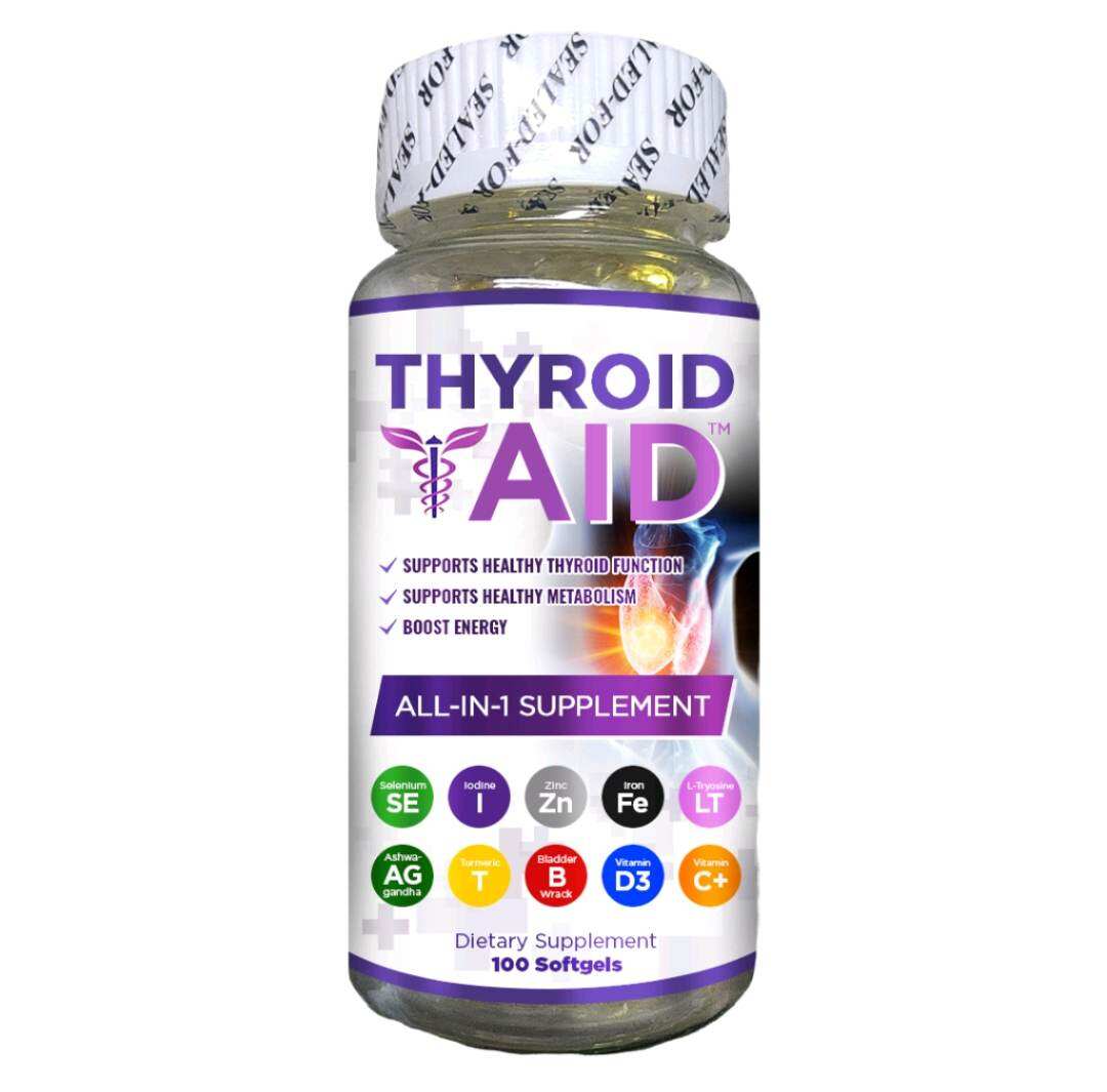 Thyroid Aid - All-in-1 Supplement Support And Treatment For Thyroid And ...