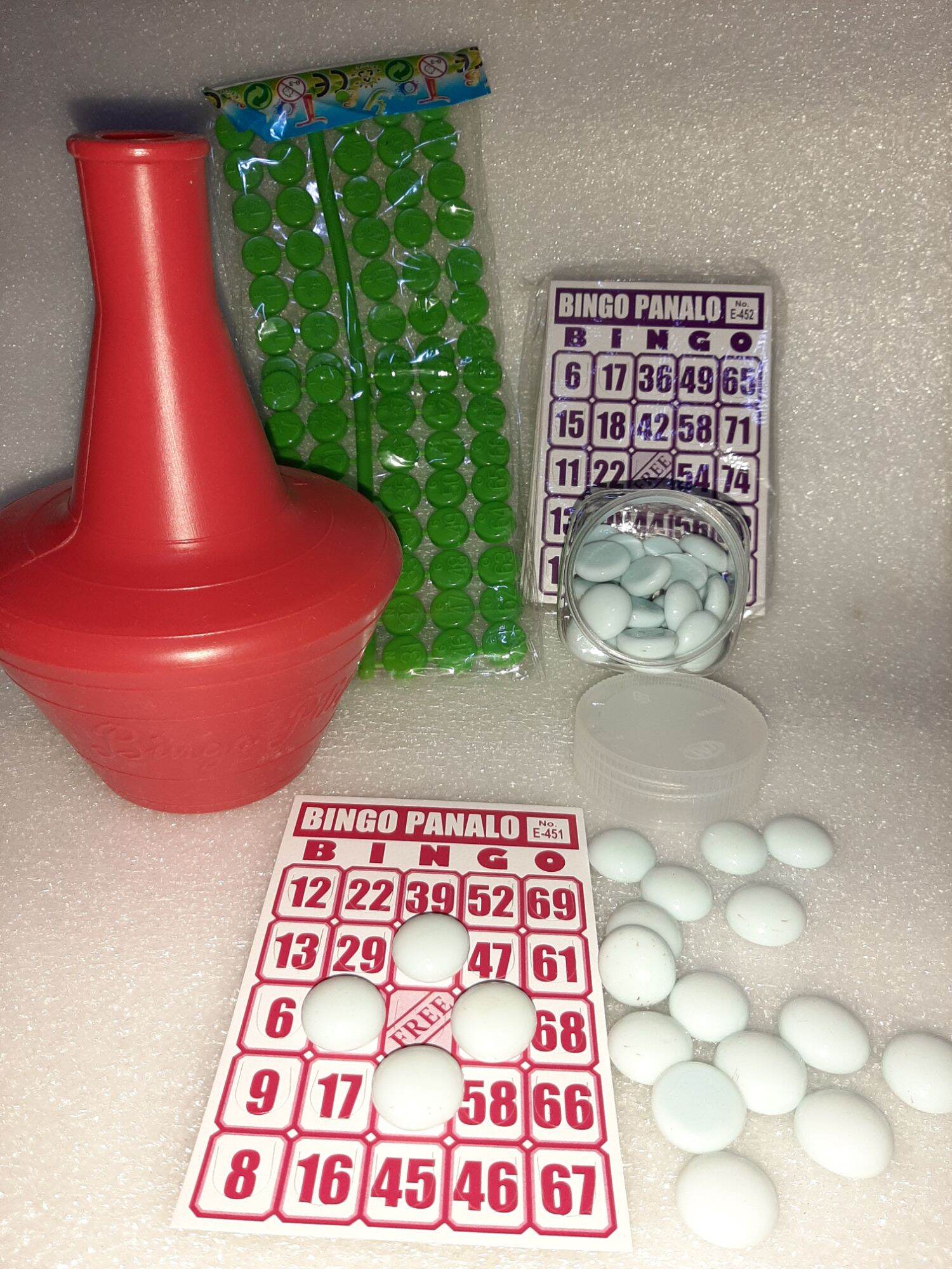 Bingo Set / Family Game / with Free 50 pcs flat jolen | Lazada PH