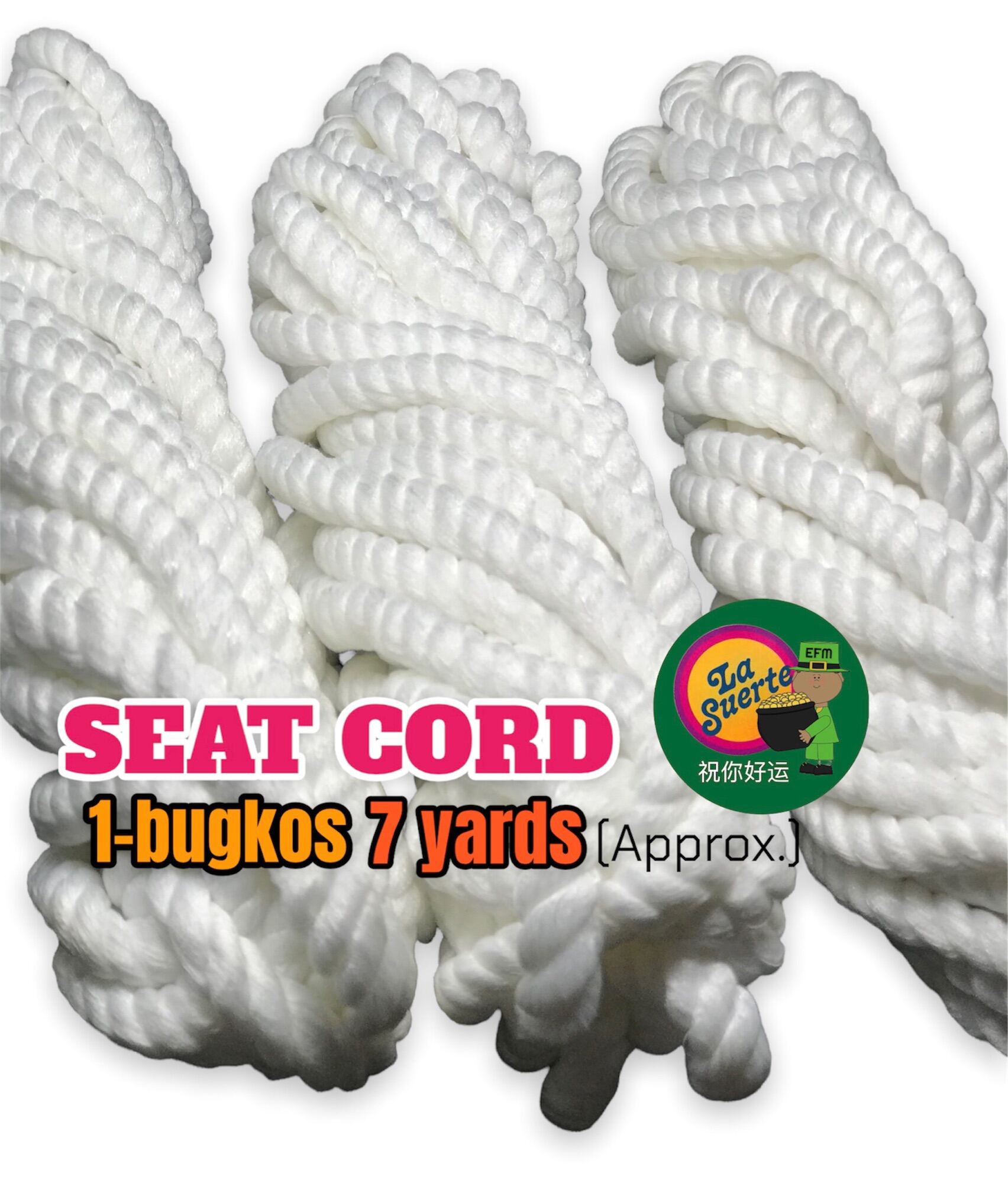 [1-Bugkos] Cotton Twine Piping cord Twisted Rope Craft Macrame String ...