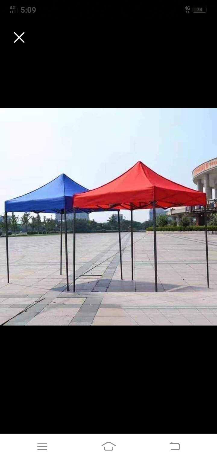RETRACTABLE TENT sizes - 2X2,2X3,3X3,3X4.5,3X6 available red/blue ...