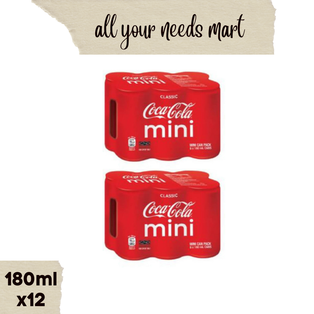 Coca Cola Mini Classic 180ml x12 | Lazada PH