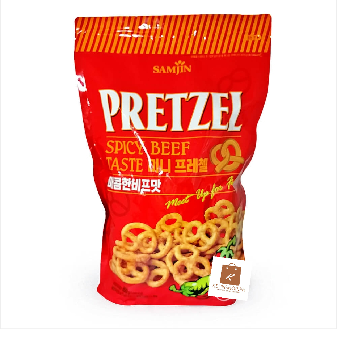 Samjin Spicy Beef Taste Mini Pretzel 800g | Lazada PH