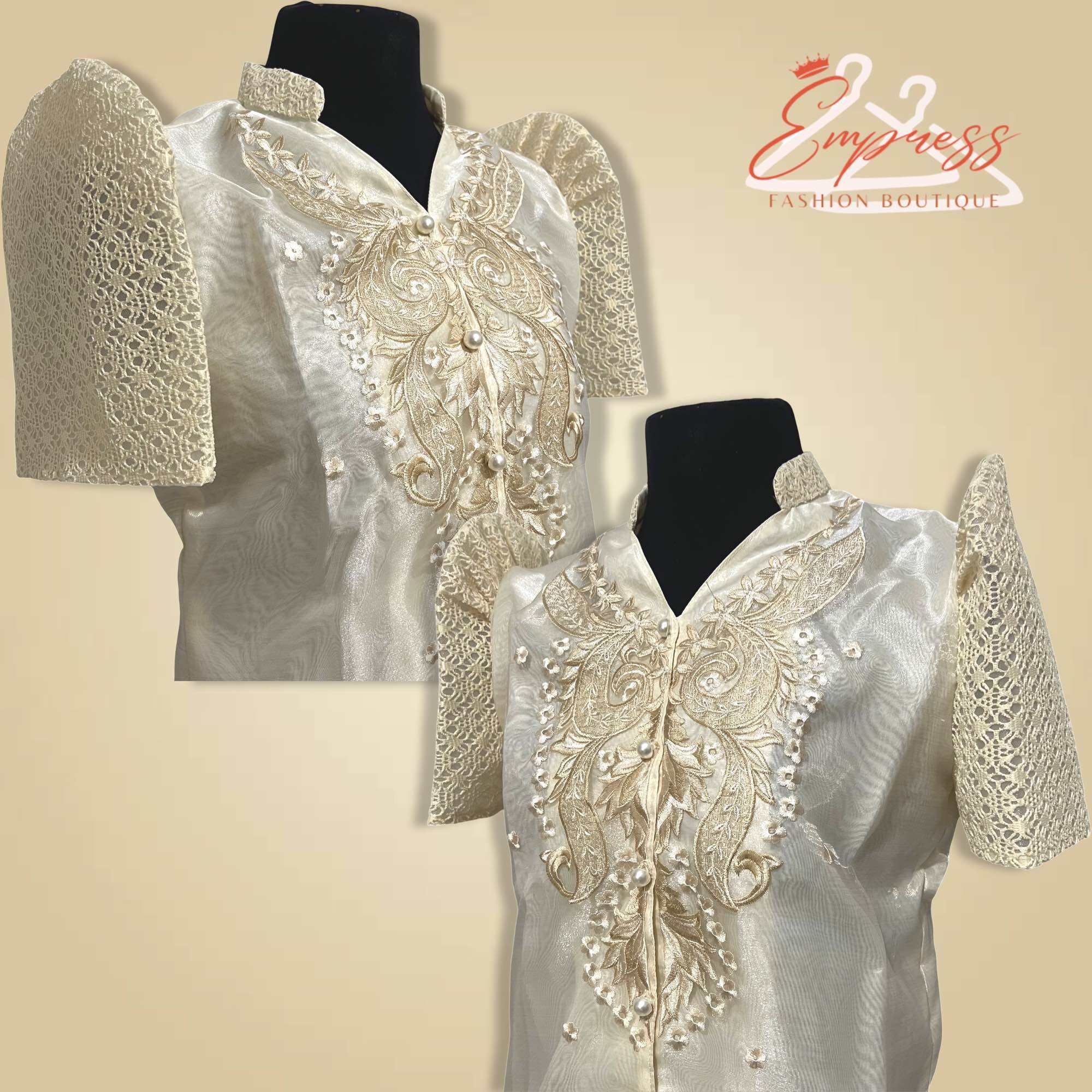 FILIPINIANA MC BLOUSE SPIDER NET - Modern Filipiniana Design | Lazada PH