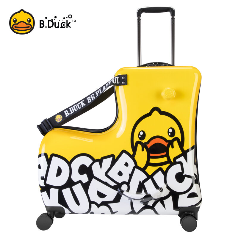Bduck Small Yellow Duck Children's Luggage Portable Trolley Case ...