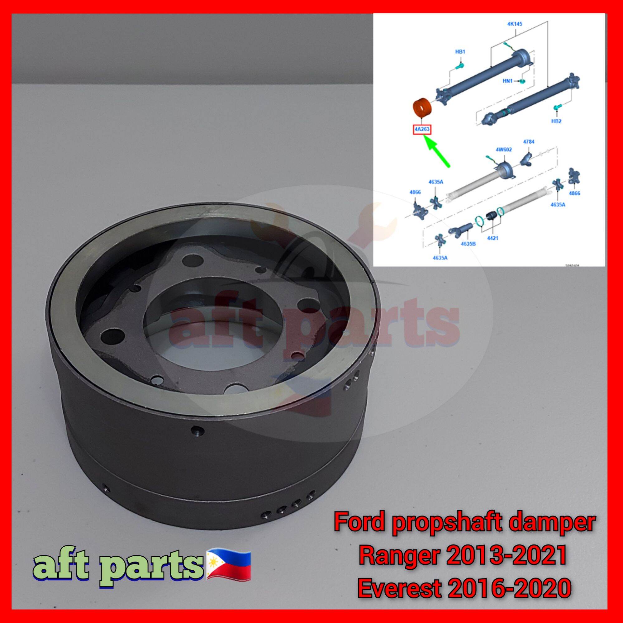 Ford Ranger Propeller Damper Shaft Propshaft Drive 2013-2022 balancer ...