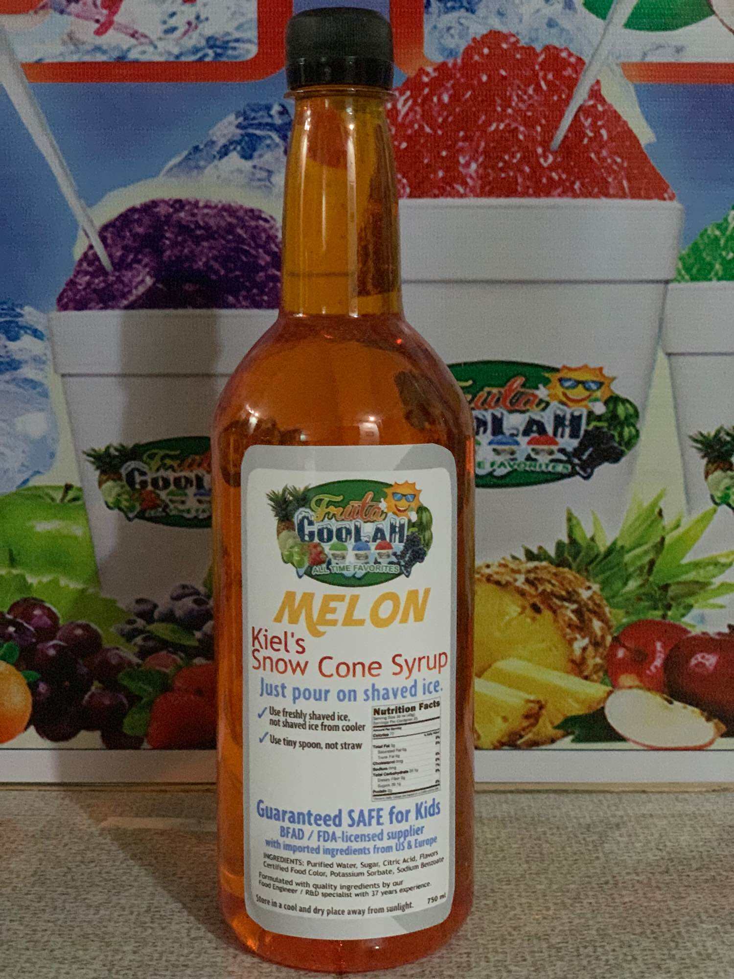 Shaved Ice Fruta Coolah Snow Cone Syrup by Kiels 750ml | Lazada PH