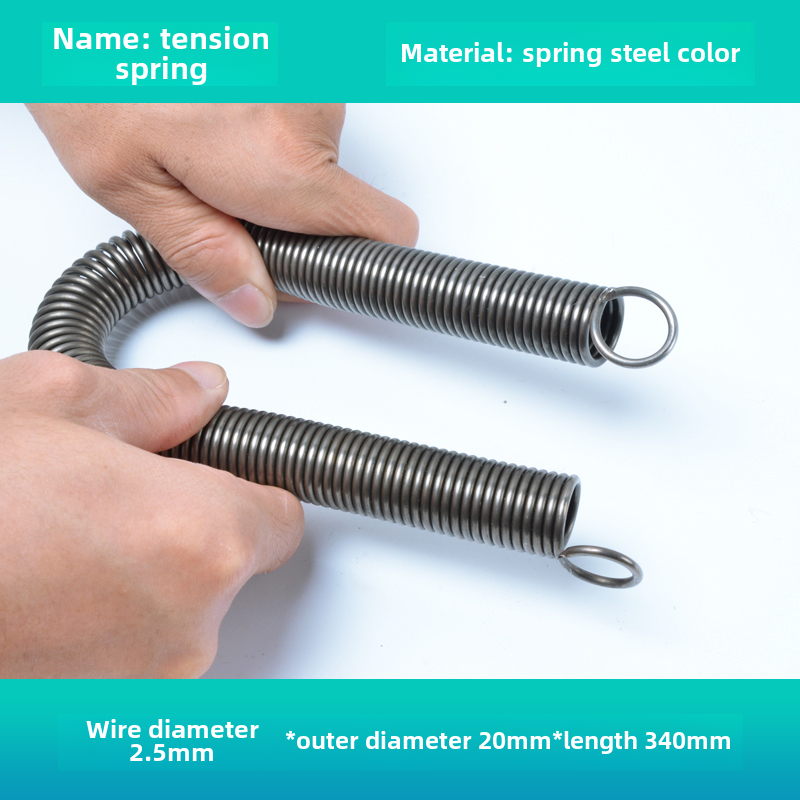 Powerful Tension Spring with Hook Dingli Brand Non-Standard 2.5mm Wire ...