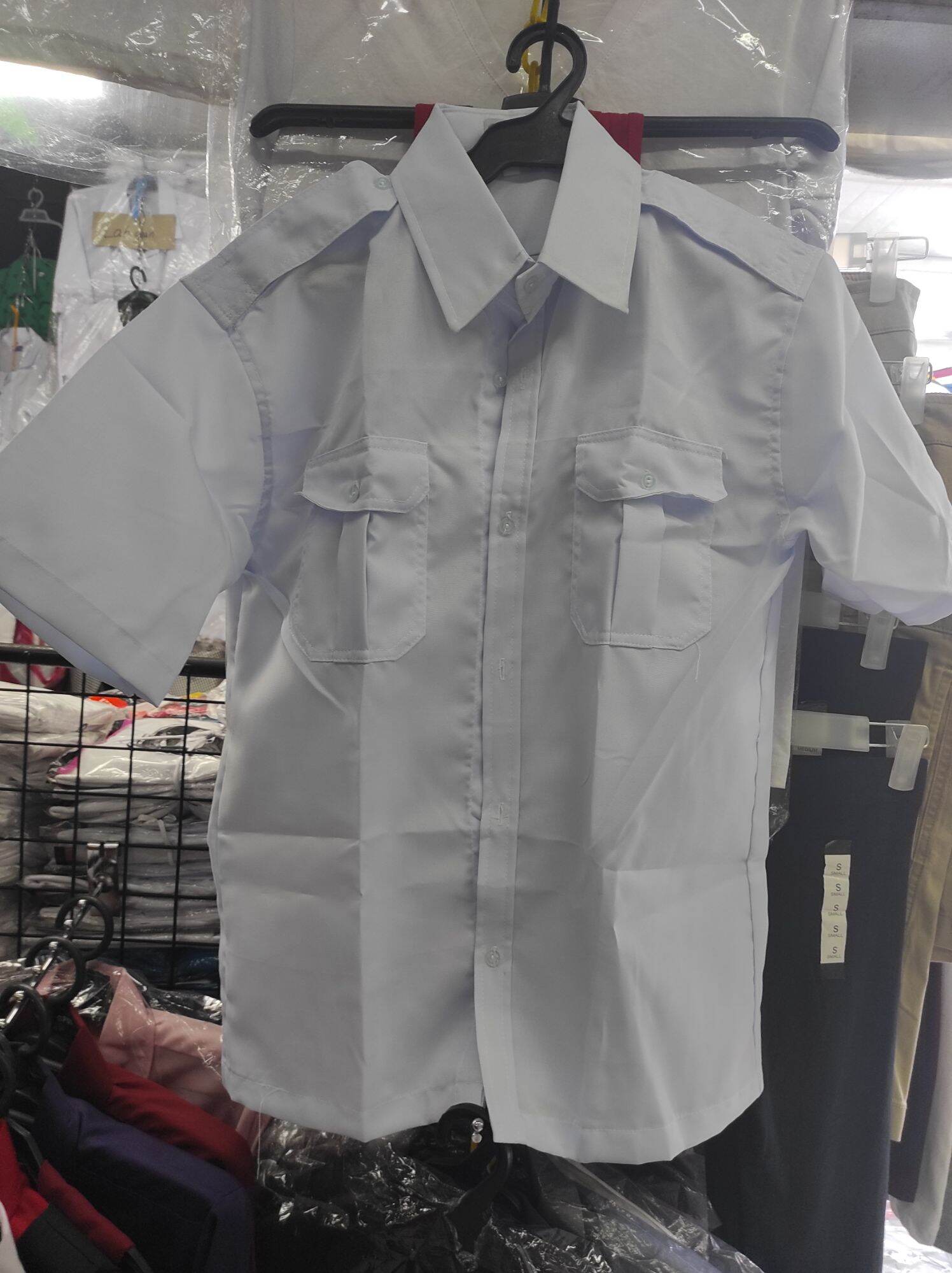 seaman guard white polo uniform ( katrina fabric ) | Lazada PH