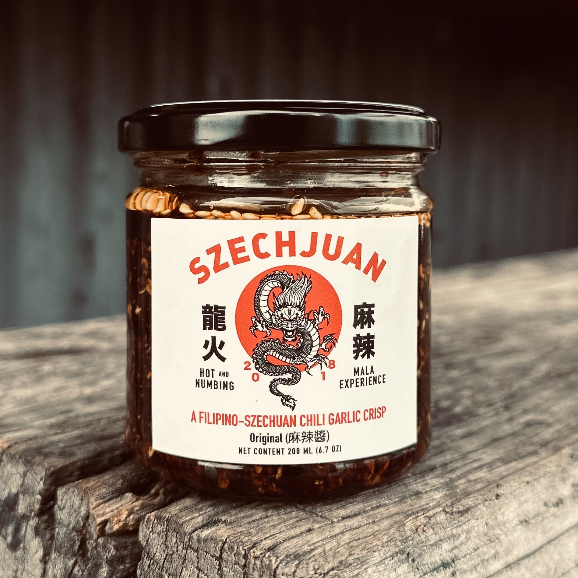 SzechJuan Chili Garlic Crisp - Original - Sichuan Mala Chili Sauce ...