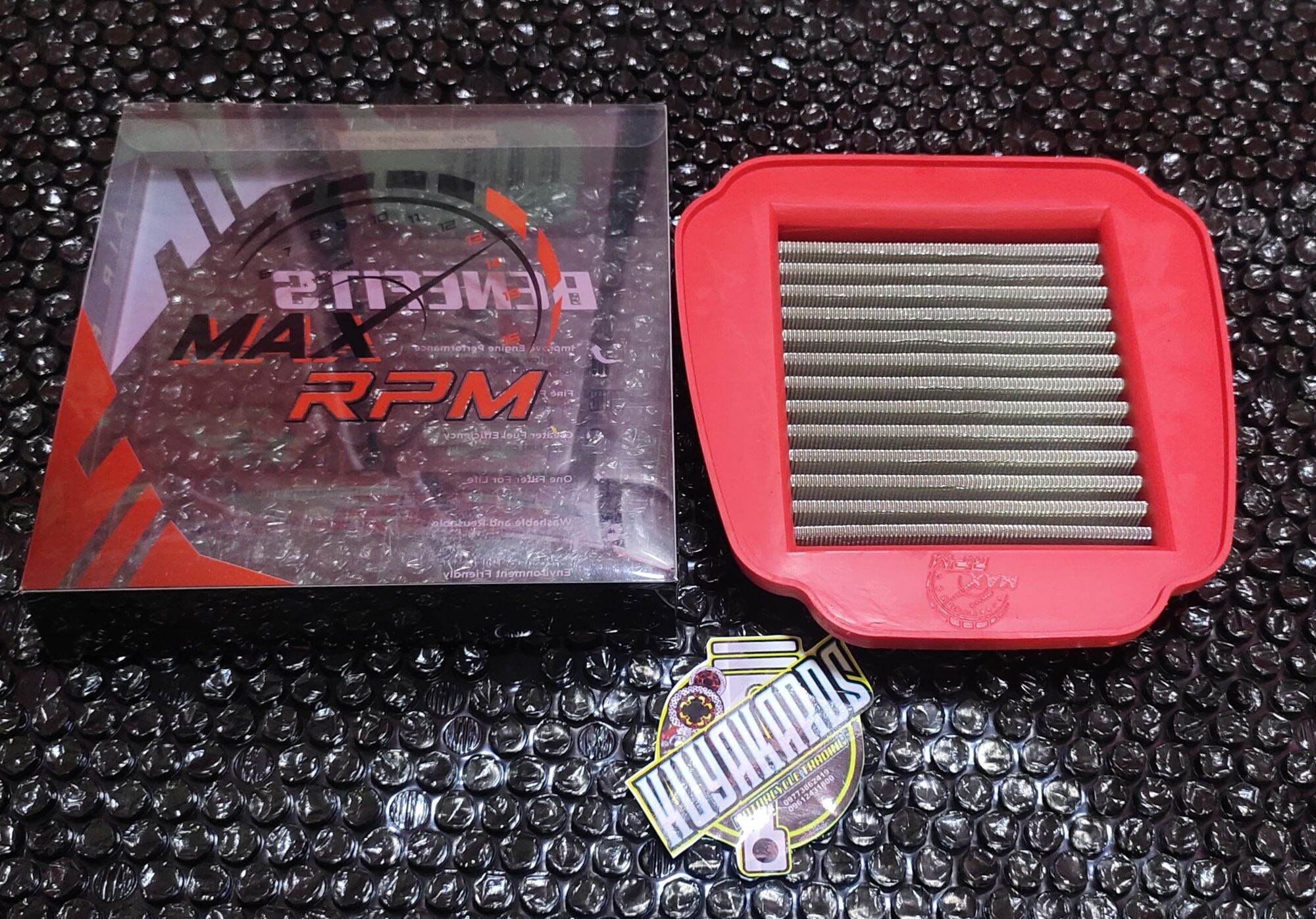 MAX RPM WASHABLE AIR FILTER SNIPER150 V1 AND V2 | Lazada PH