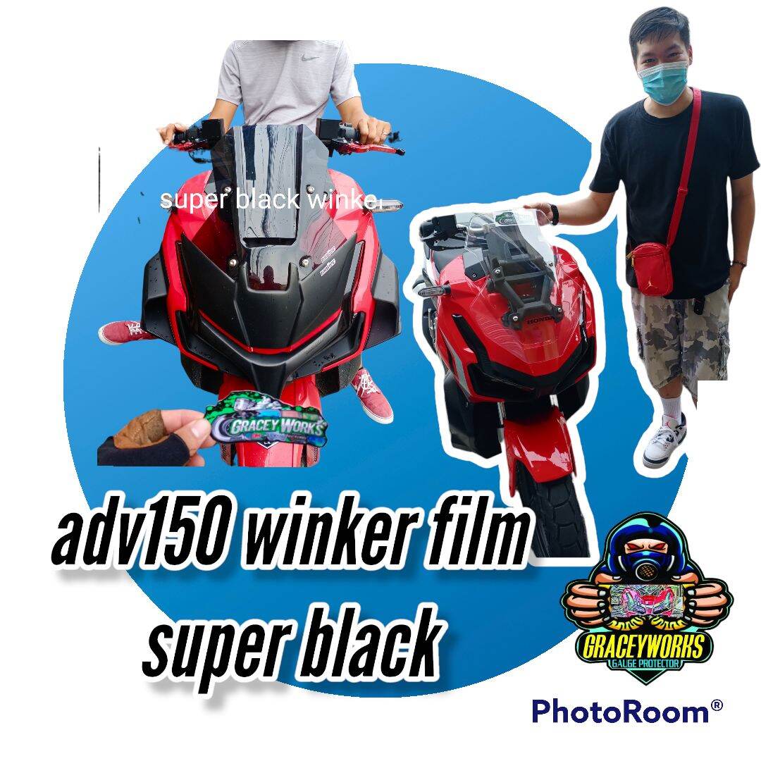 HONDa ADV150 WINKER/KILAY FILM/sticker/decals PRECUT READY TO INSTALL | Lazada PH