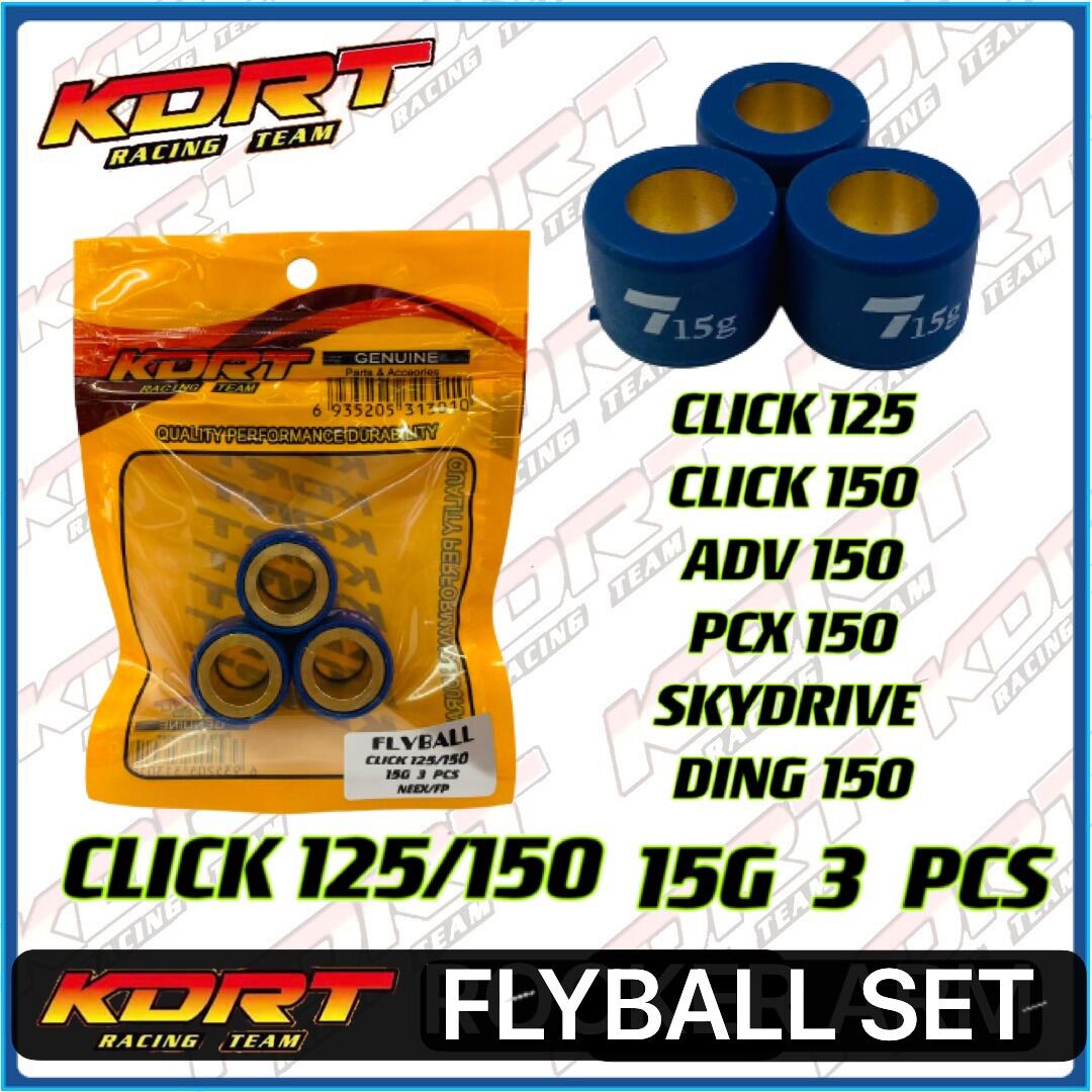 Flyball Roller Set KDRT For CLICK 125 CLICK 150 ADV 150 PCX 150 ...