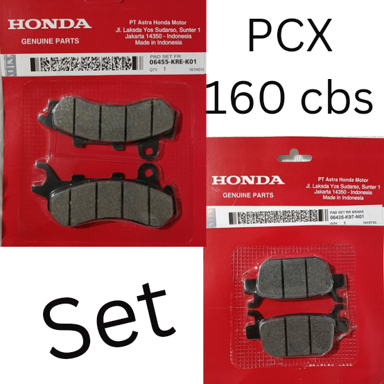 HONDA BRAKE PAD SET FOR PCX 160 CBS | Lazada PH