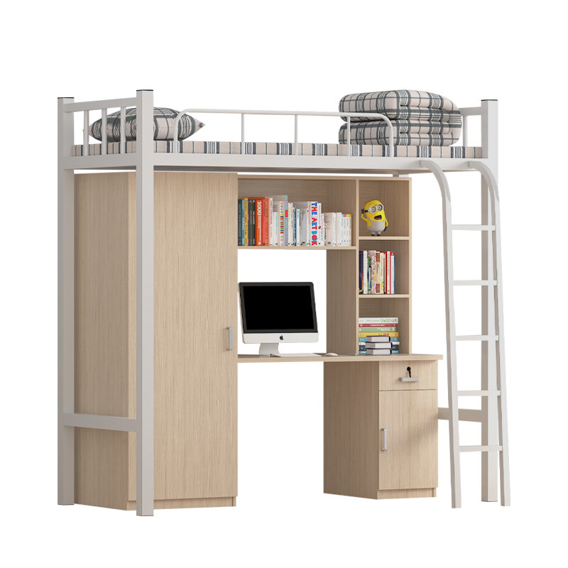 Staff School Dormitory Combined Bed Children Adult Height Iron Bed ...