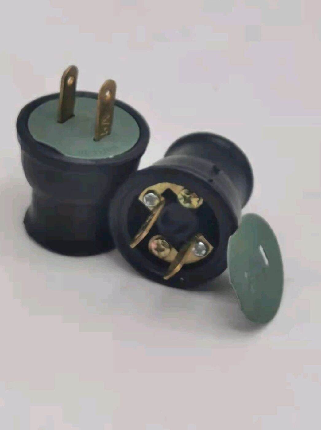 High Quality Electric Power Male 2-Pin Plug Outlet Socket Outlet ...