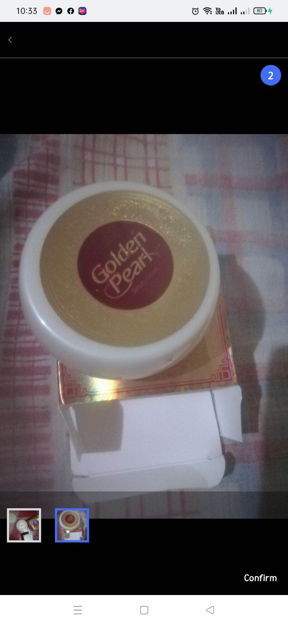 GP cream G.o.lDen pear.l Cream