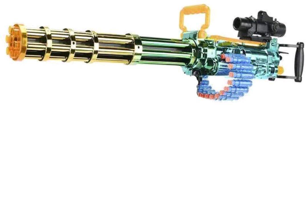M134 Minigun Gatling Soft Bullet Toy – Tonya Toys, 47% OFF