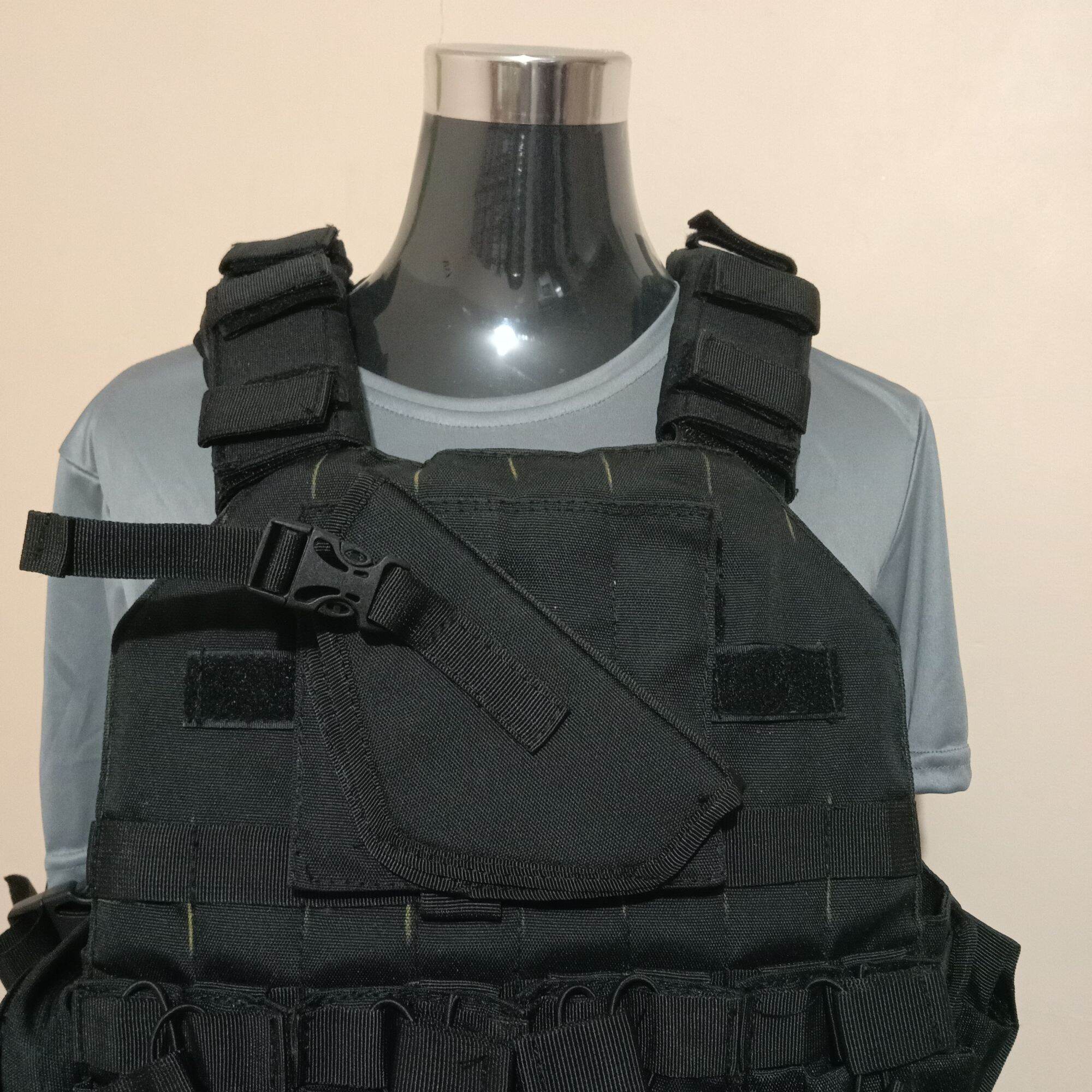 Back To Back Bandolier Black with plate carrier | Lazada PH