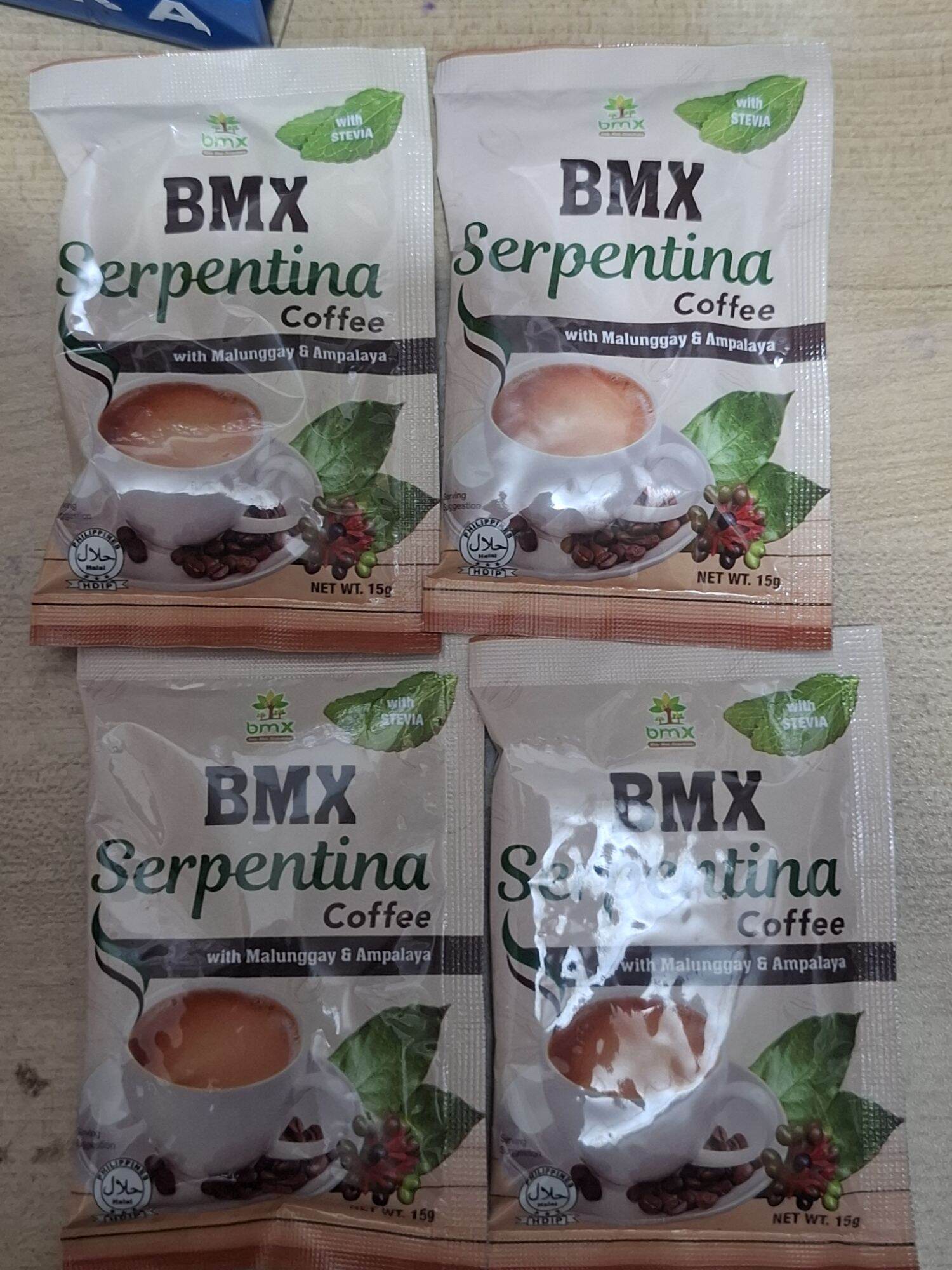 BMX Serpentina Coffee with Malunggay & Papaya 150g x 10 sachet | Lazada PH