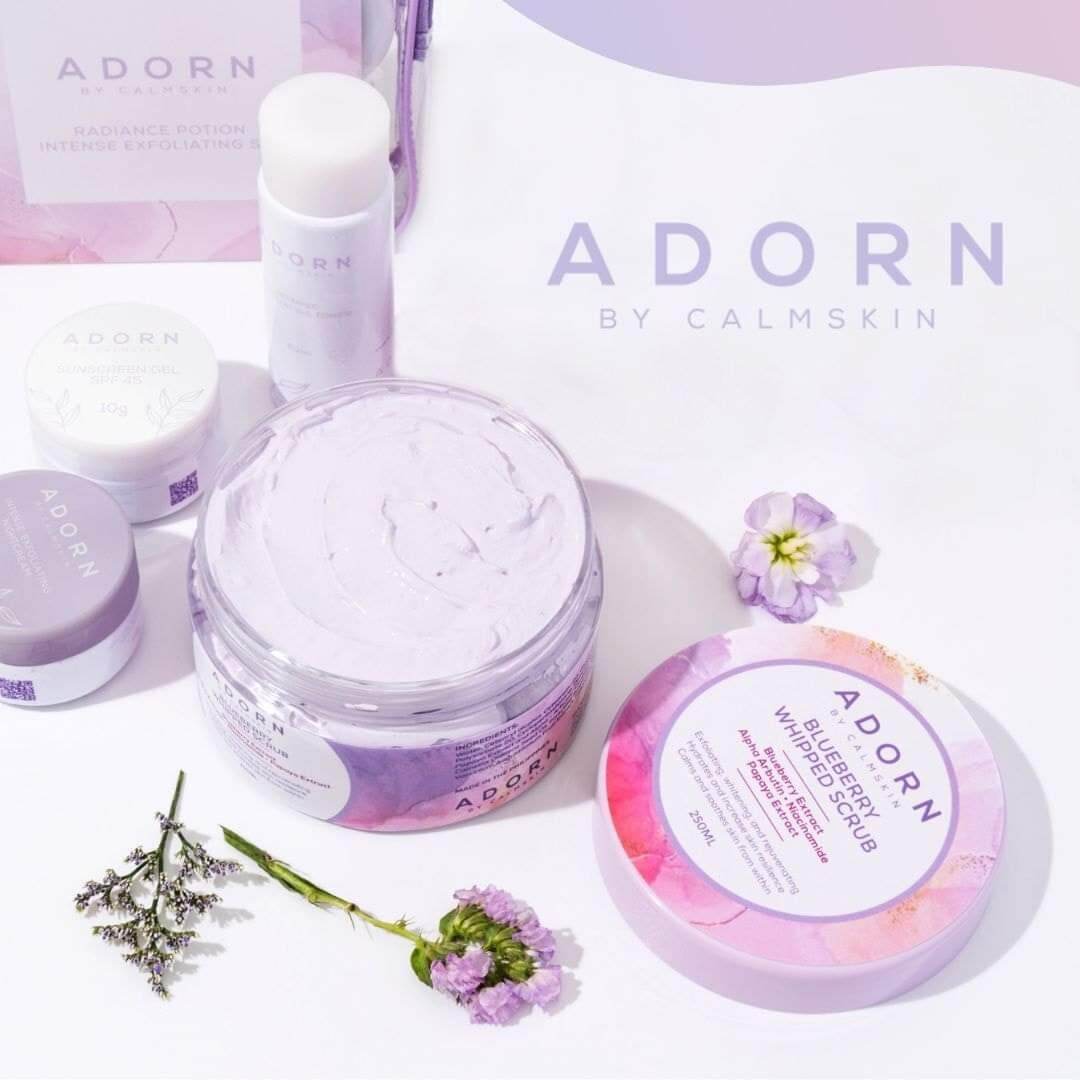 ADORN BY CALMSKIN CAMILLE TRINIDAD ADORN BLUEBERRY SCRUB | ADORN ...