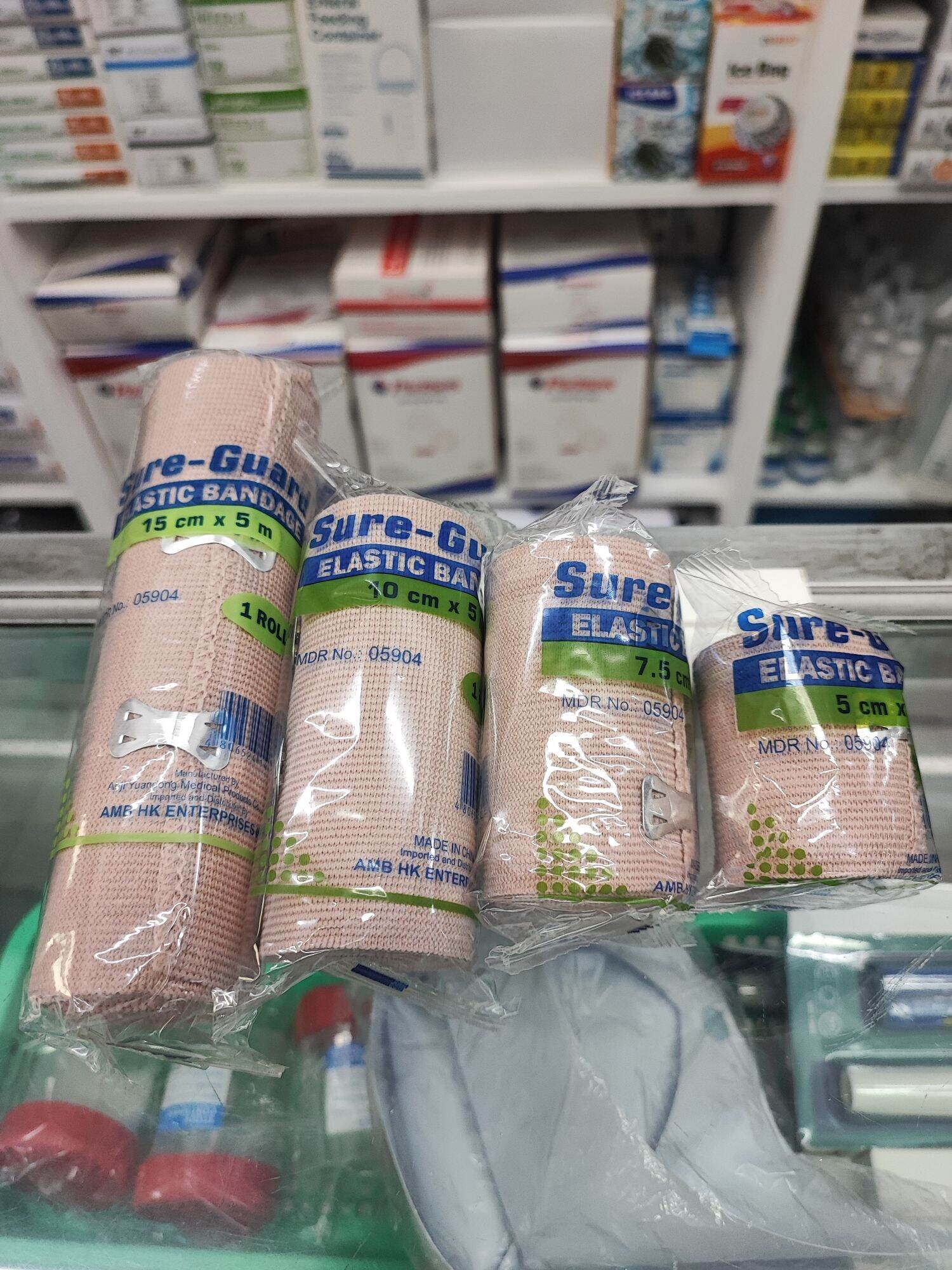 Elastic Bandage (2x5, 3x5, 4x5 & 6 x5) - Sure-Guard | Lazada PH
