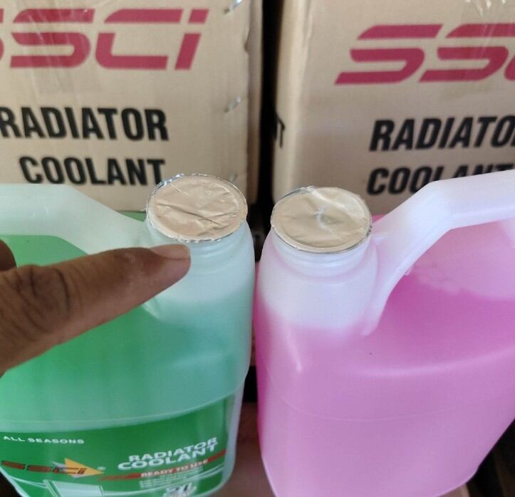 RADIATOR LONG LIFE COOLANT 2 LITERS GREEN & PINK & BLUE SSCI (READY TO ...