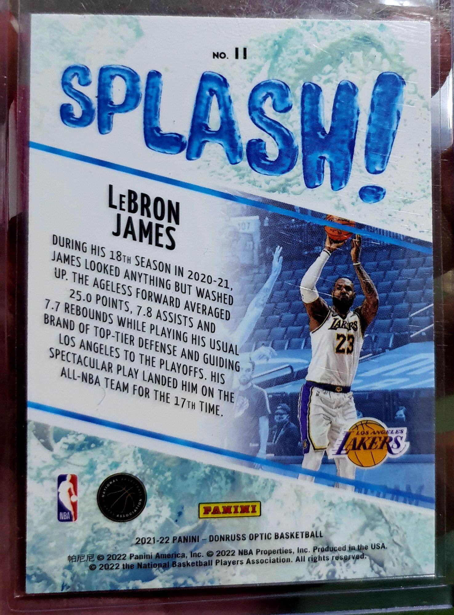 Lebron James Splash NBA CARD | Lazada PH