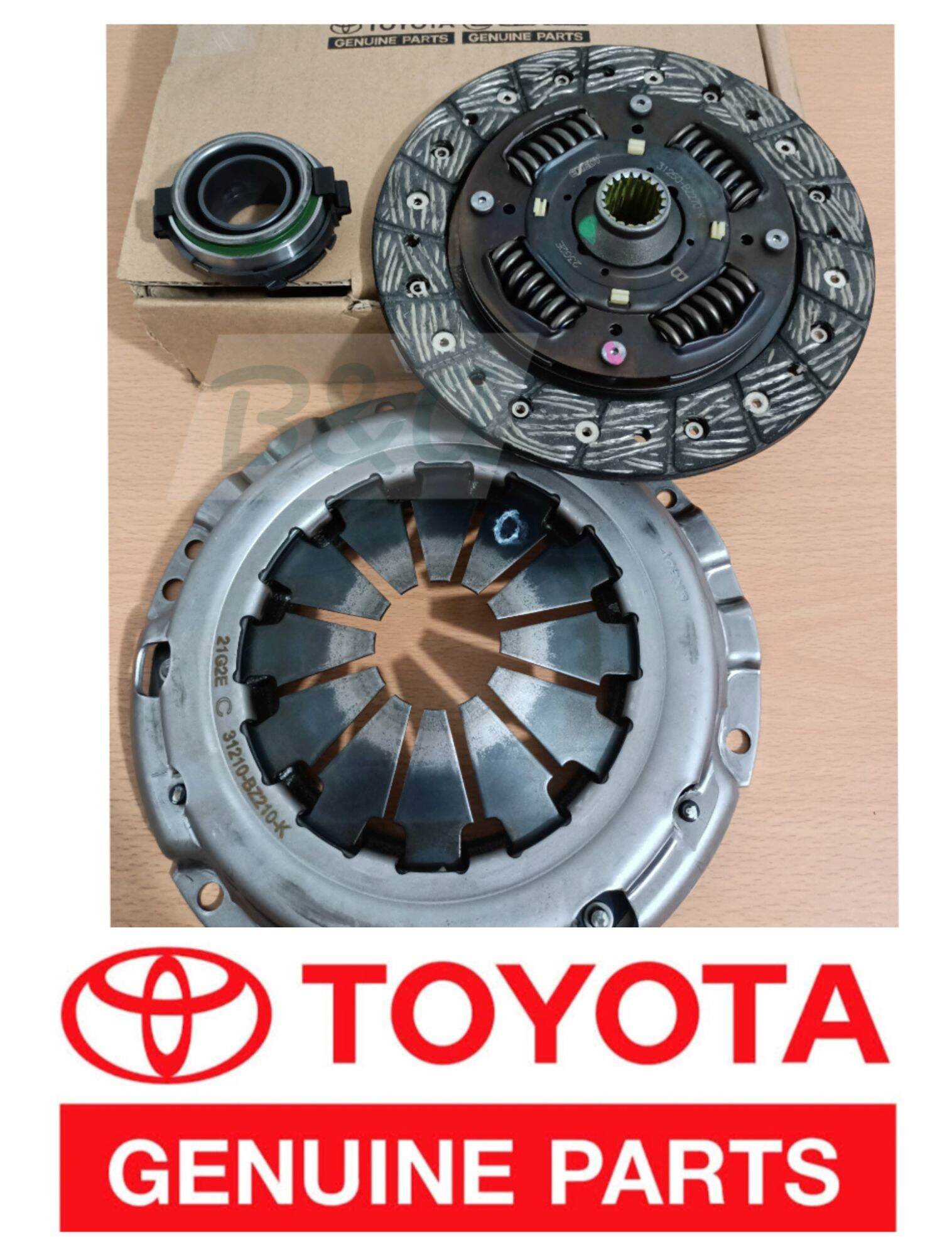 TOYOTA WIGO GENUINE CLUTCH SET TOYOTA WIGO 2014-2022[31210-B9000 ...